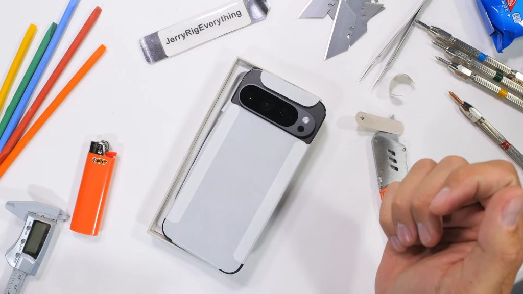 Pixel 9 Pro XL gets unboxing, survives durability test [Video]