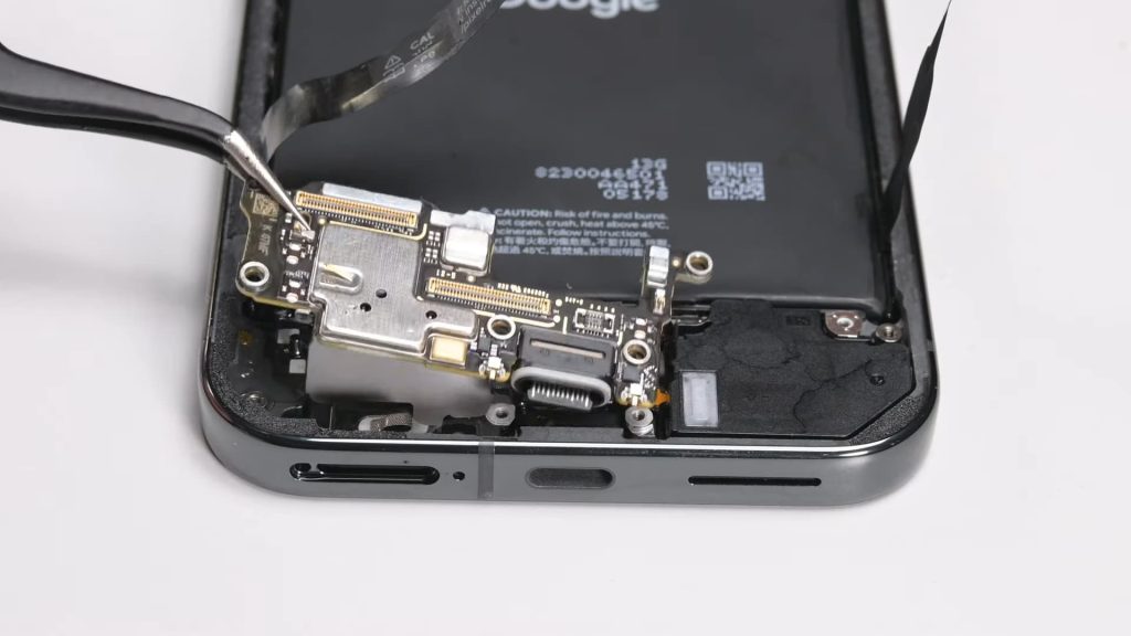 Pixel 9 Pro teardown: Dual-entry design aids durability