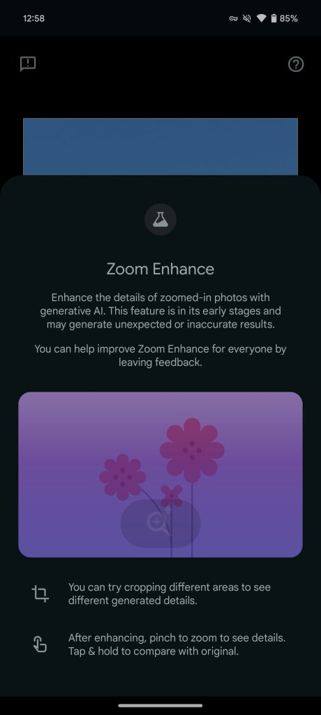 Zoom Enhance rolling out to Pixel 8 Pro with Google Photos update