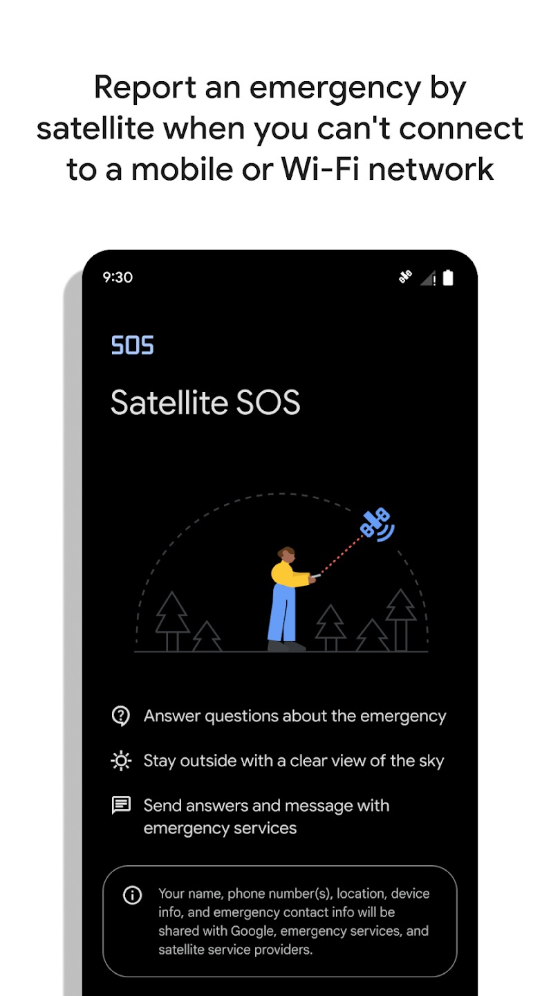 Satellite SOS on Pixel 9 – When it launches, how it works