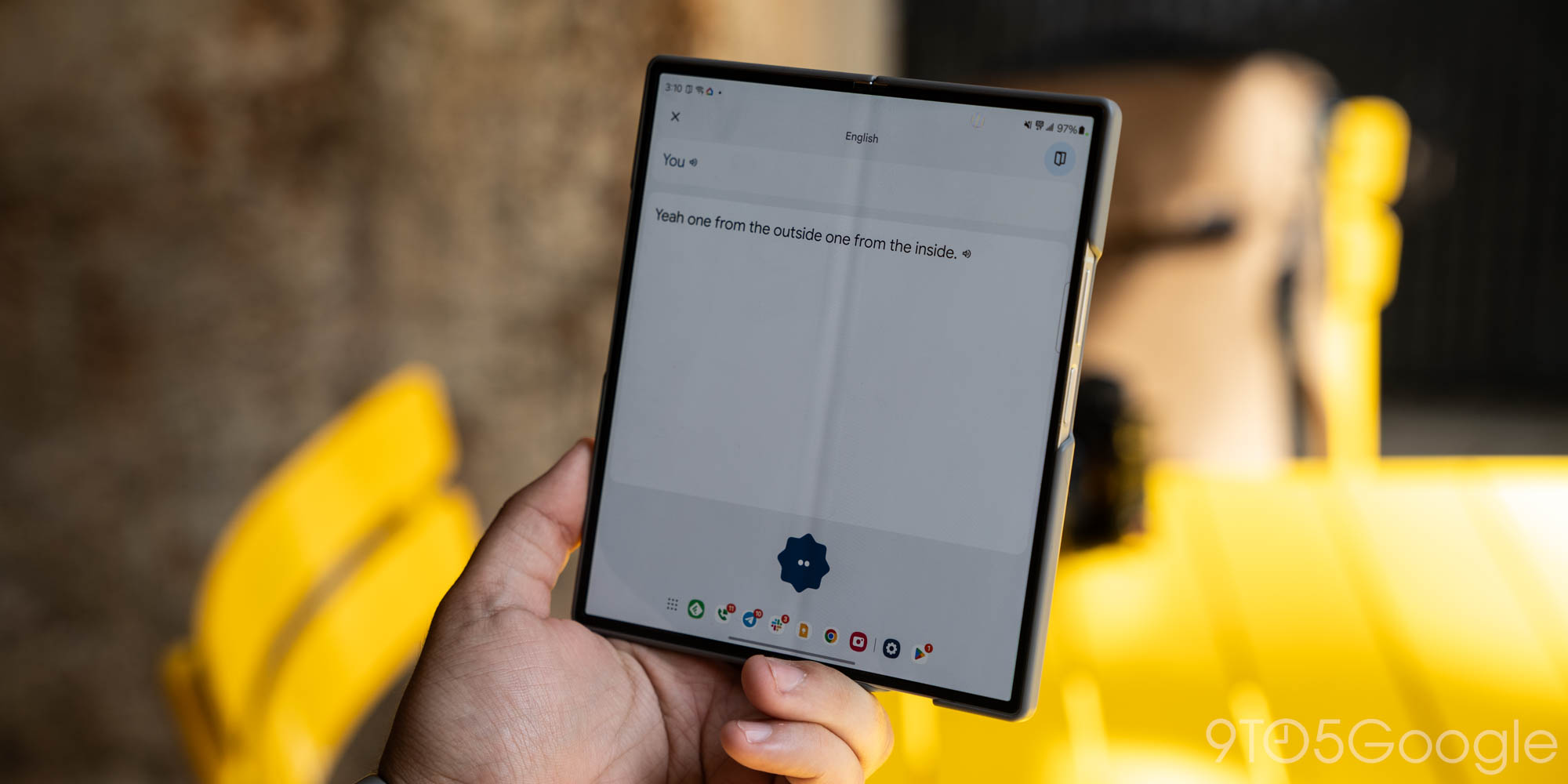 Google Translate can use both displays on Pixel Fold and Galaxy Z