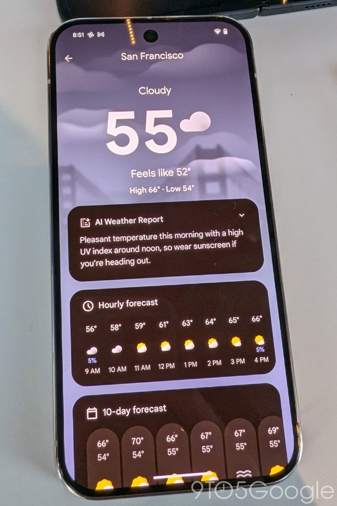 Google’s new Pixel Weather app has a precipitation map