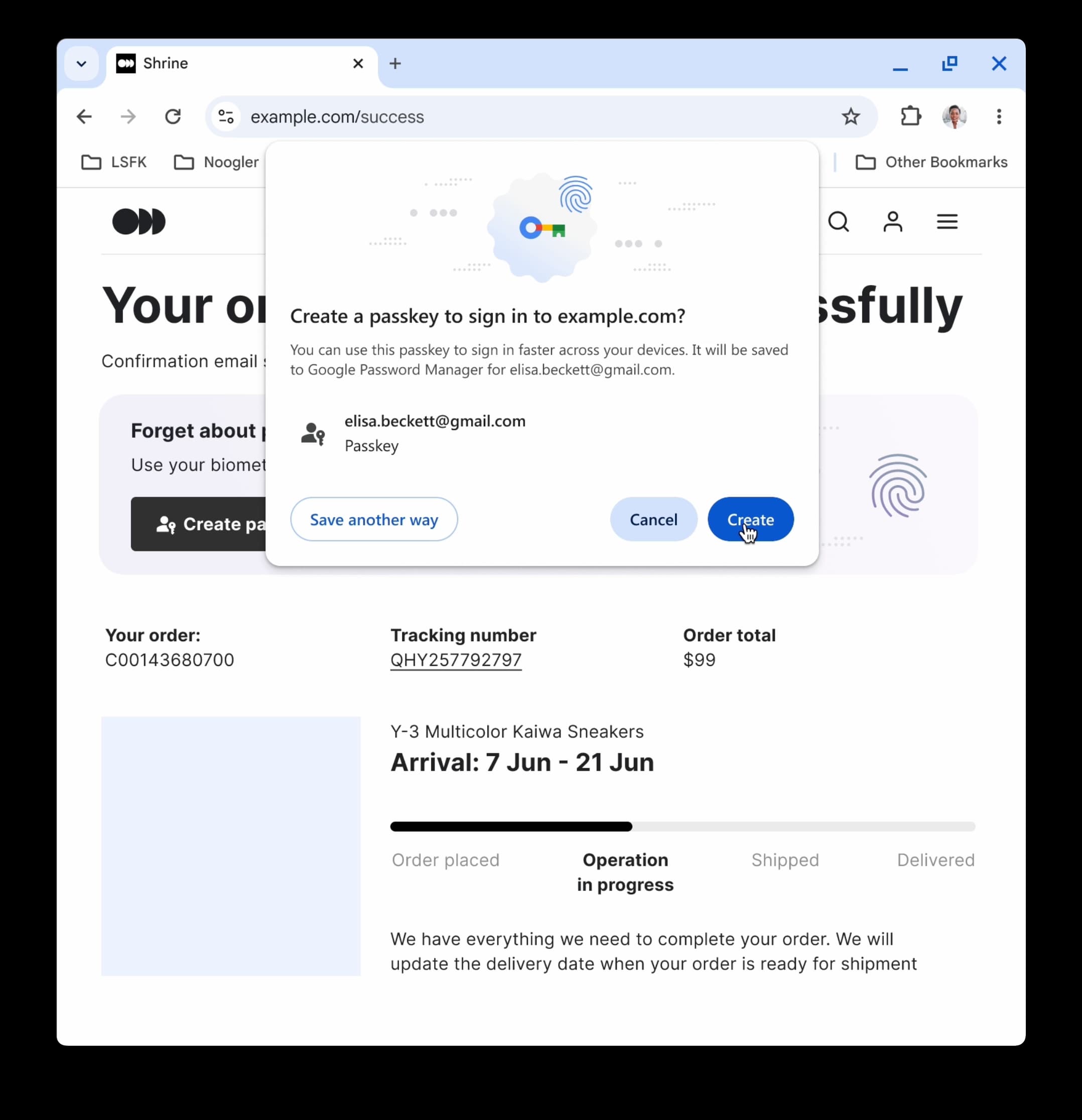 Desktop Chrome’s Password Manager can now save passkeys