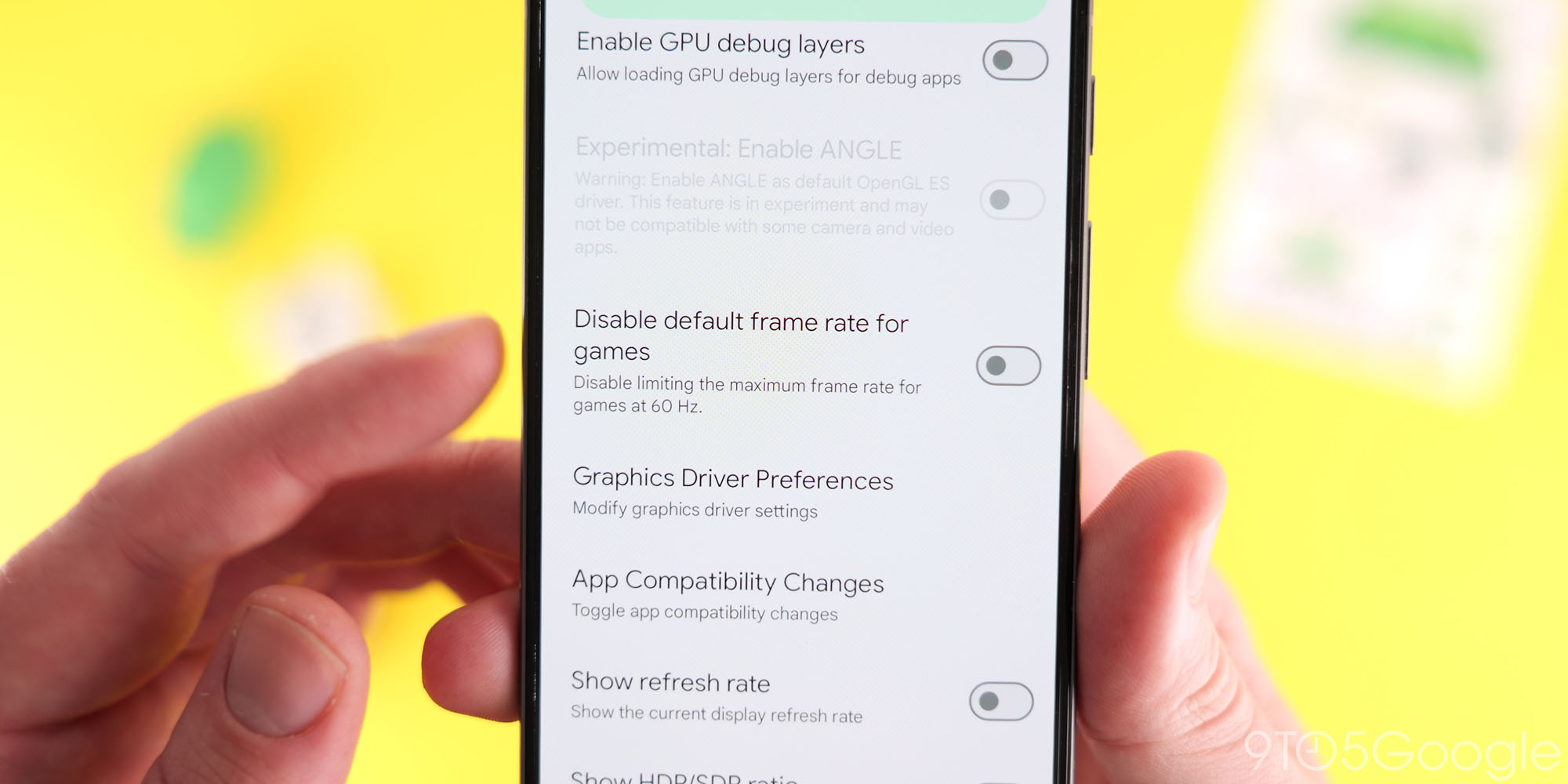 Android Developer options settings to instantly enable [Video]