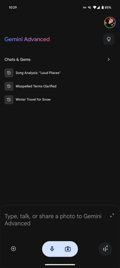 Gemini might redesign its homepage, adds Gems to mobile app