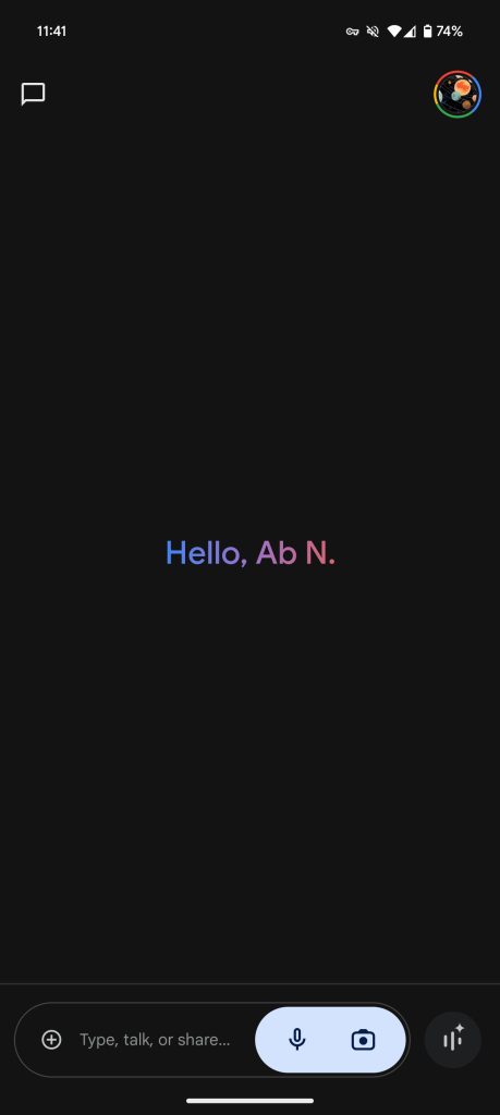 Google redesigns Gemini homescreen on Android again