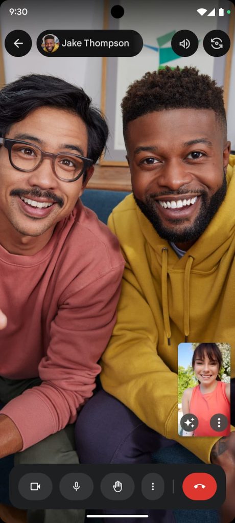 Google Meet for Android gets new edge-to-edge video UI