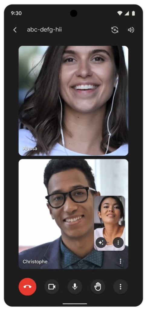 Google Meet for Android gets new edge-to-edge video UI