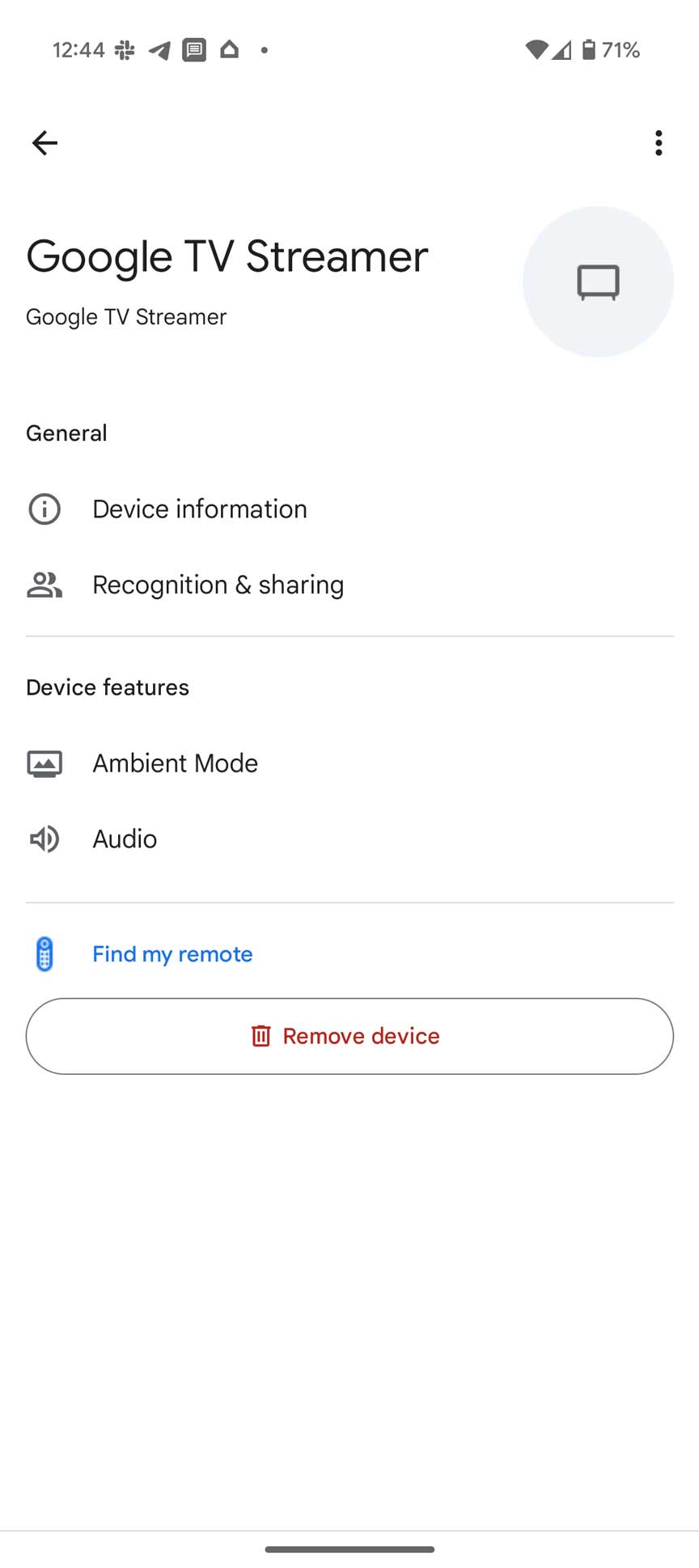 How to find your Google TV remote from the Google Home app