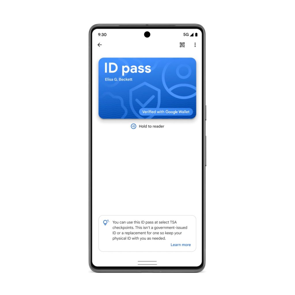 Google Wallet will let you make digital IDs with US passports