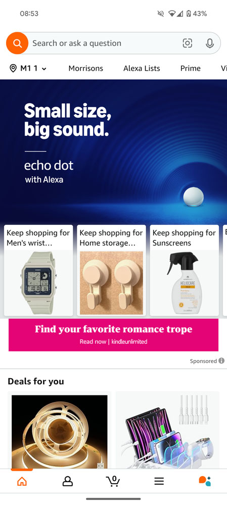 Amazon app on Android gets minor facelift with 'Rufus' AI