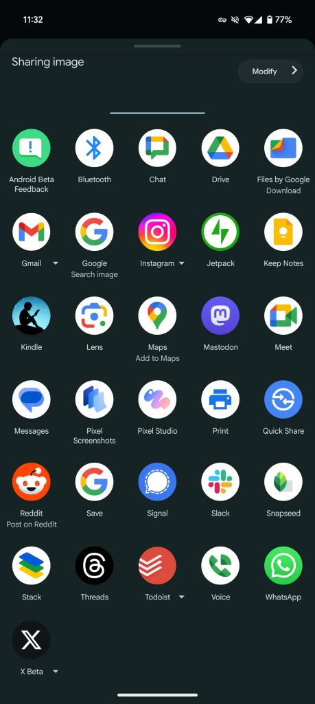 Pixel Studio 1.1’s new share target now fully works [U]