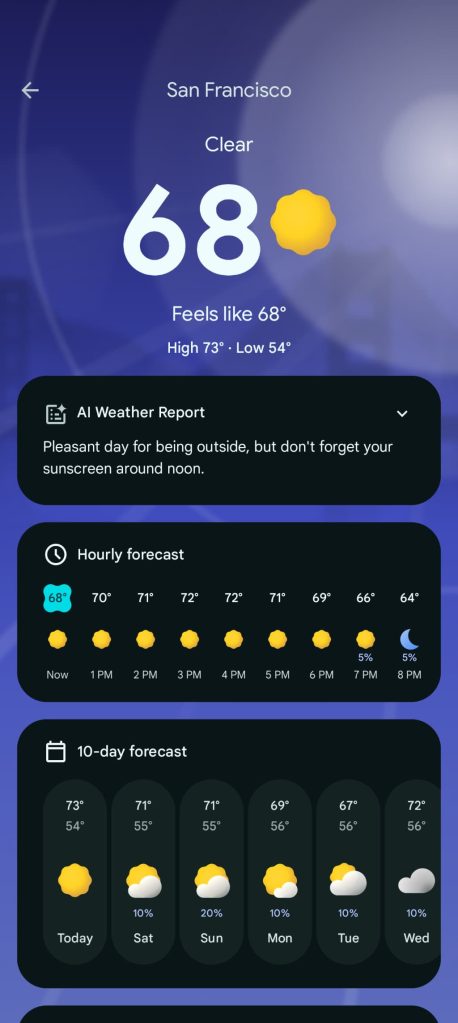 What do you think of Pixel Weather?