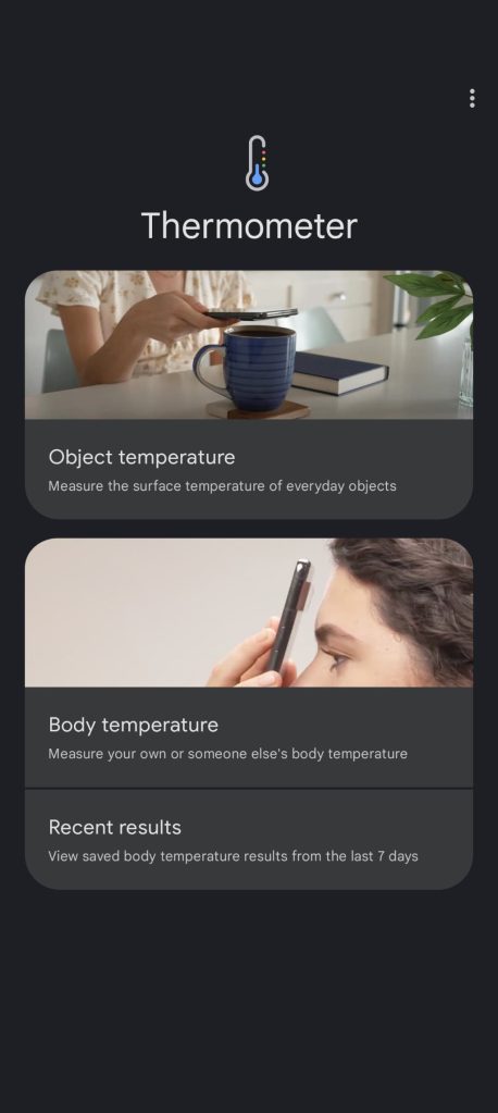 Pixel Thermometer rolling out body temperature support in Europe