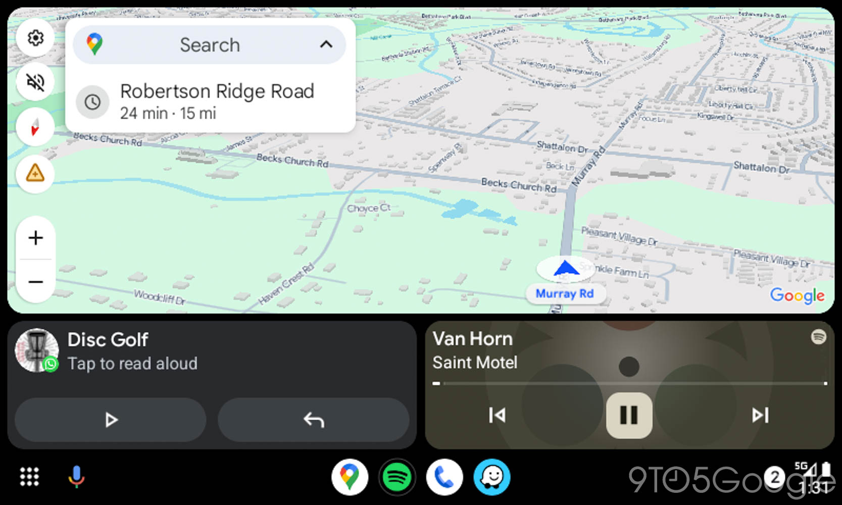 Android Auto is widely rolling out Google Maps incident reporting