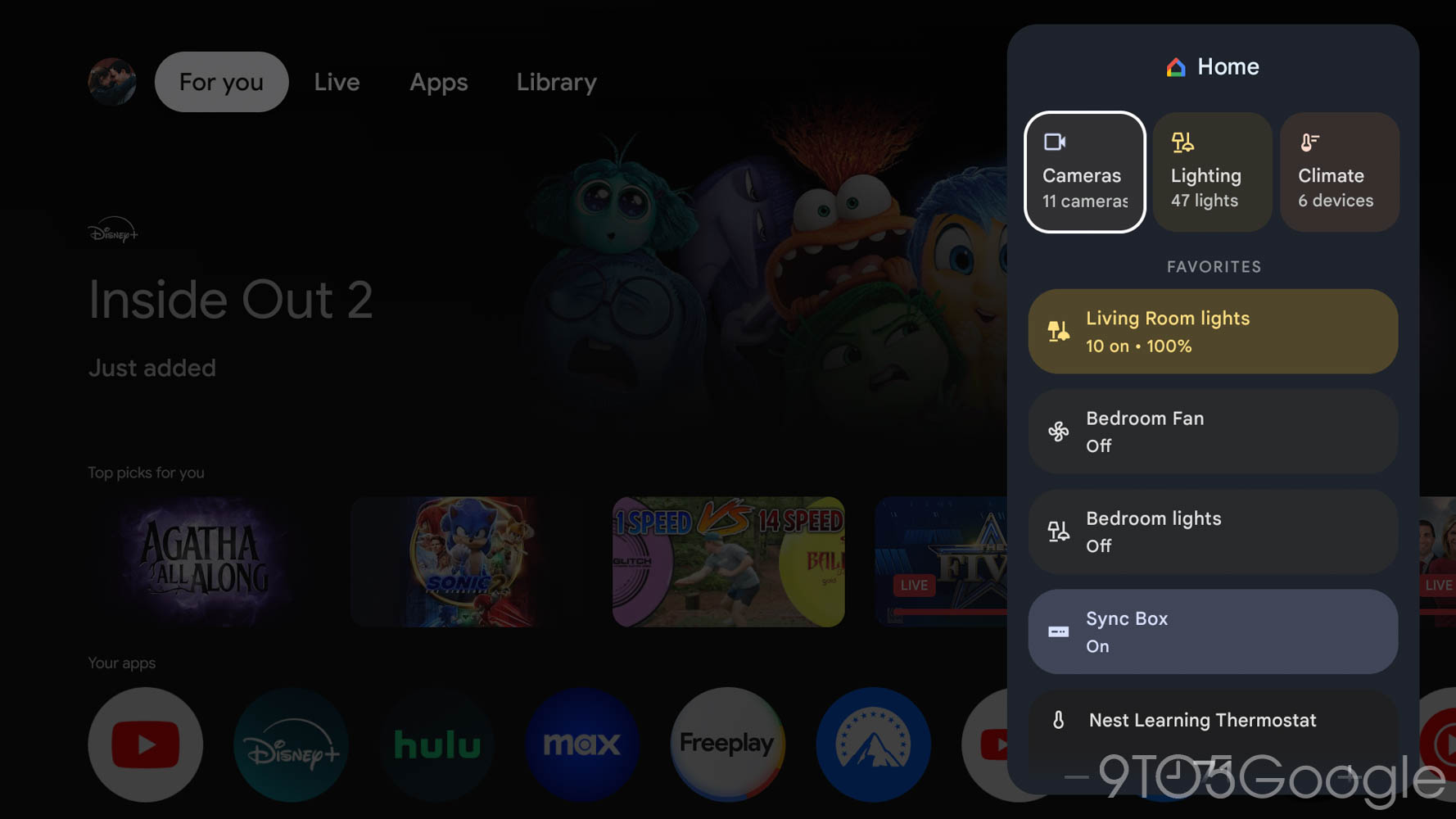 Google TV Home Panel is limited, here's what it can do