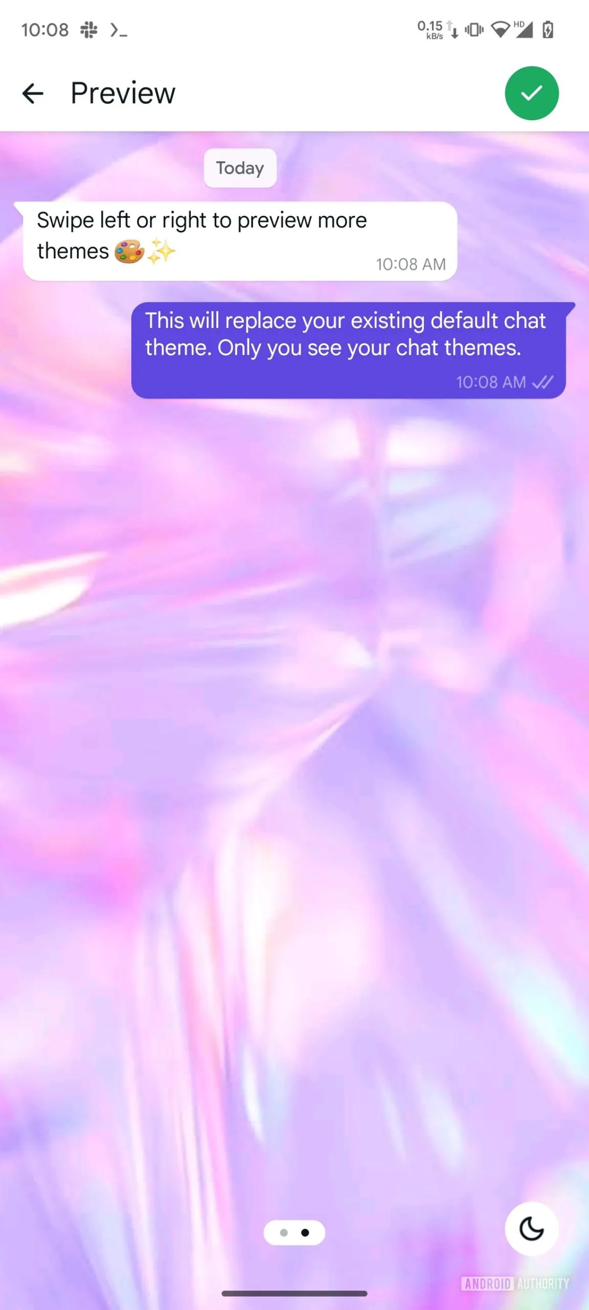 WhatsApp working to add color and wallpaper themes for chats