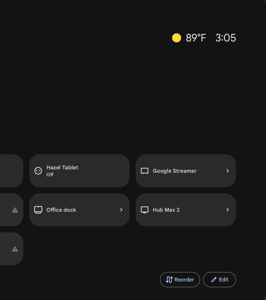 Android 15 Home Controls screensaver now shows the weather