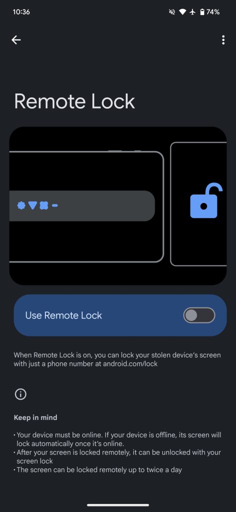 Google starts rolling out Android Theft protection features