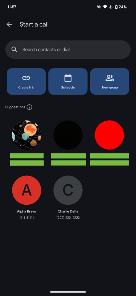 Google Meet gets new ‘Start a call’ screen on Android