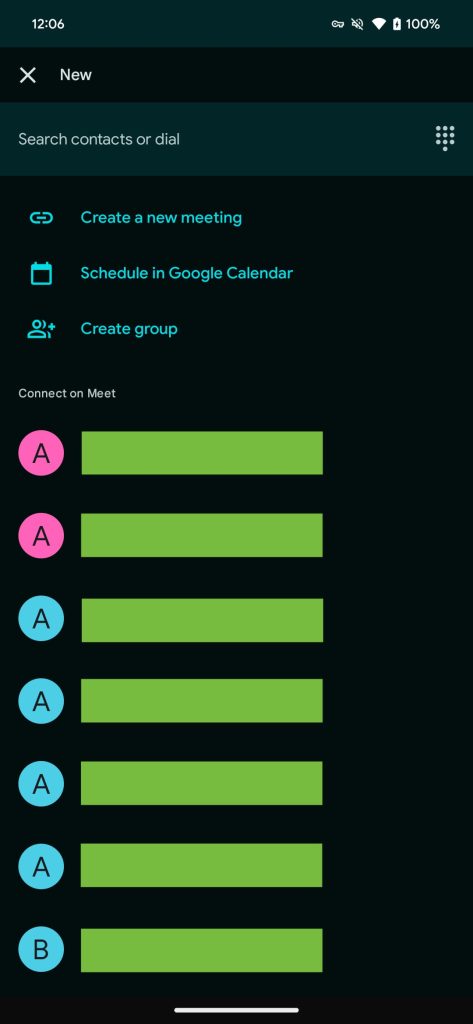 Google Meet gets new ‘Start a call’ screen on Android