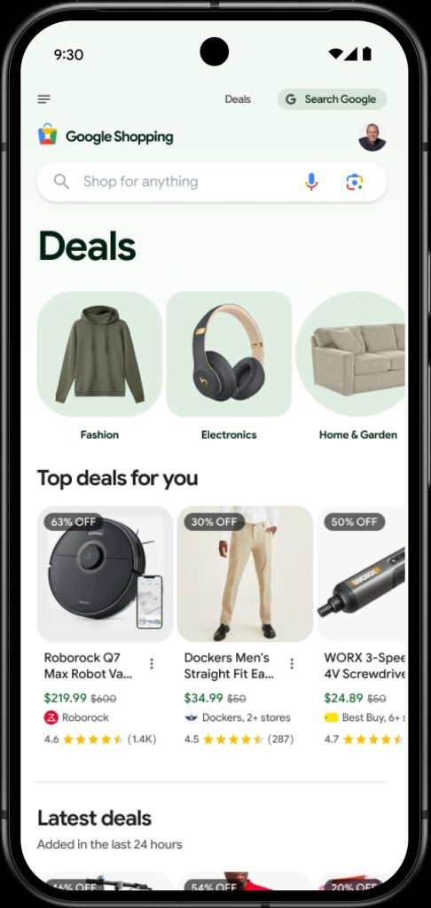 Google Shopping redesign adds AI research, personalized feed
