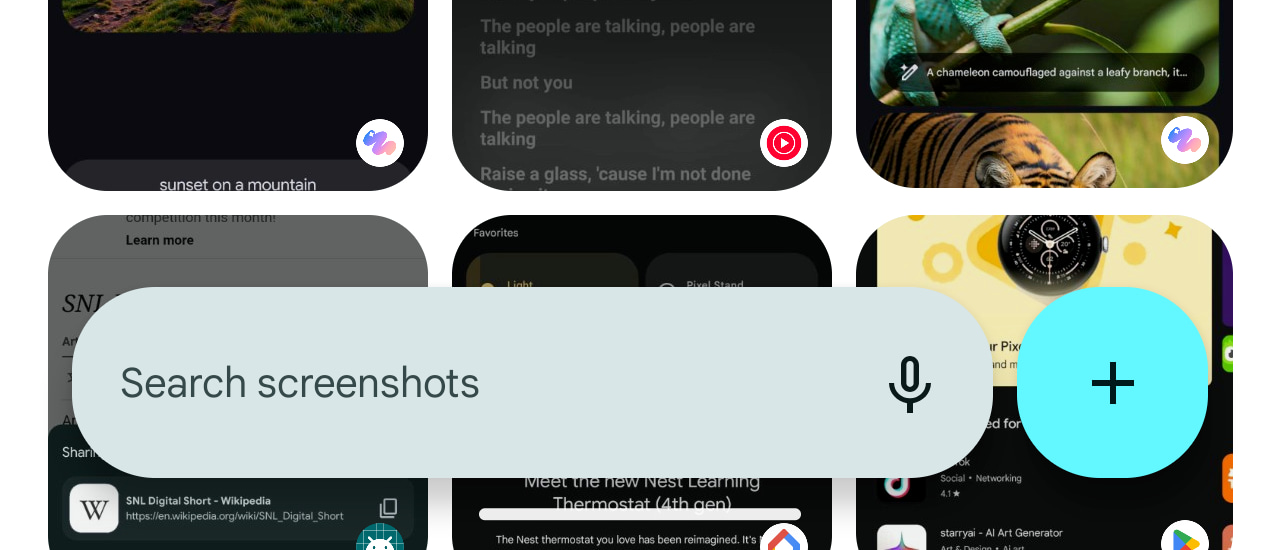 On the mostly familial design of Pixel Screenshots, Studio, and Weather