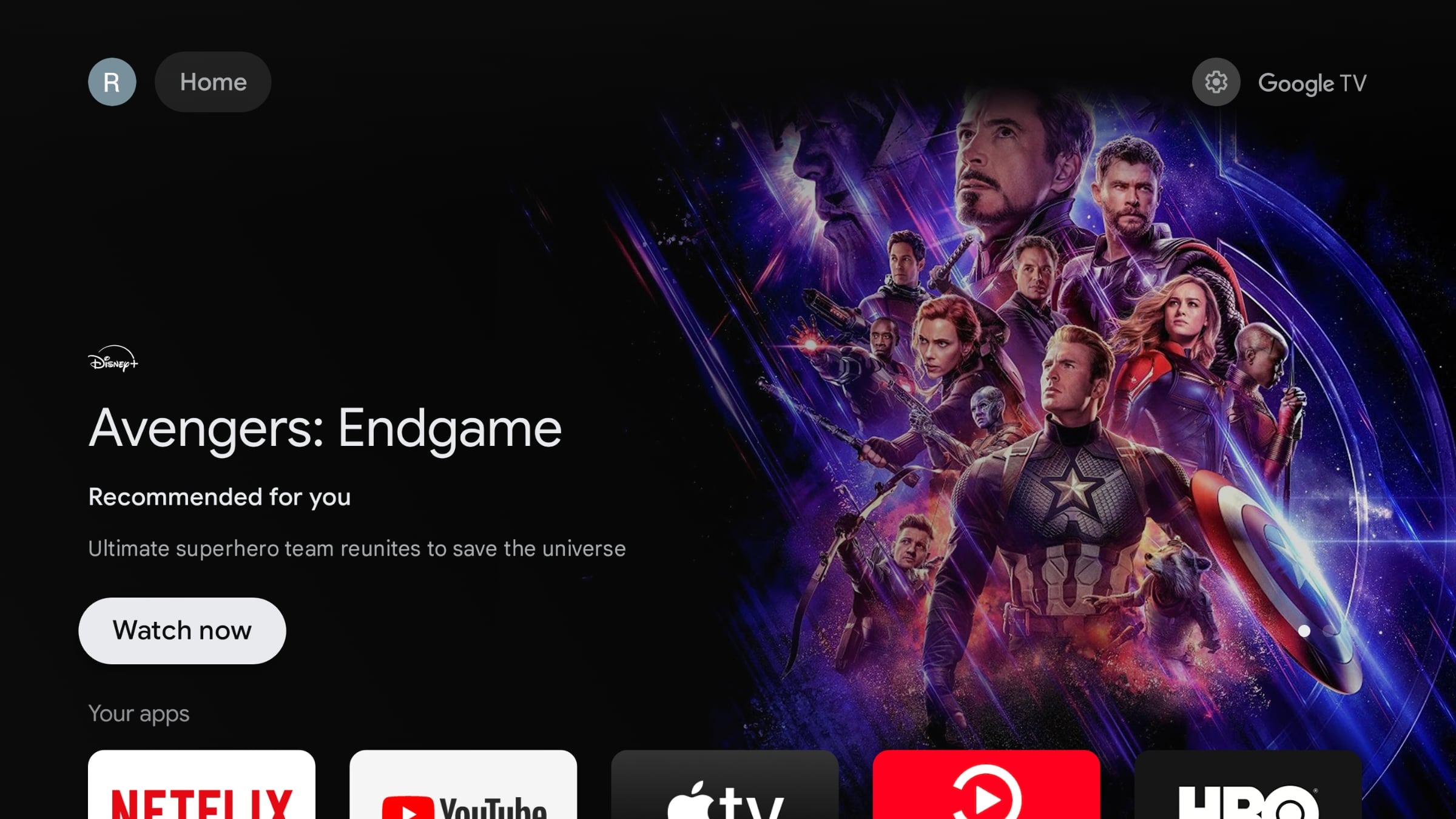 Google TV brings ads to 'Apps only' mode for more users