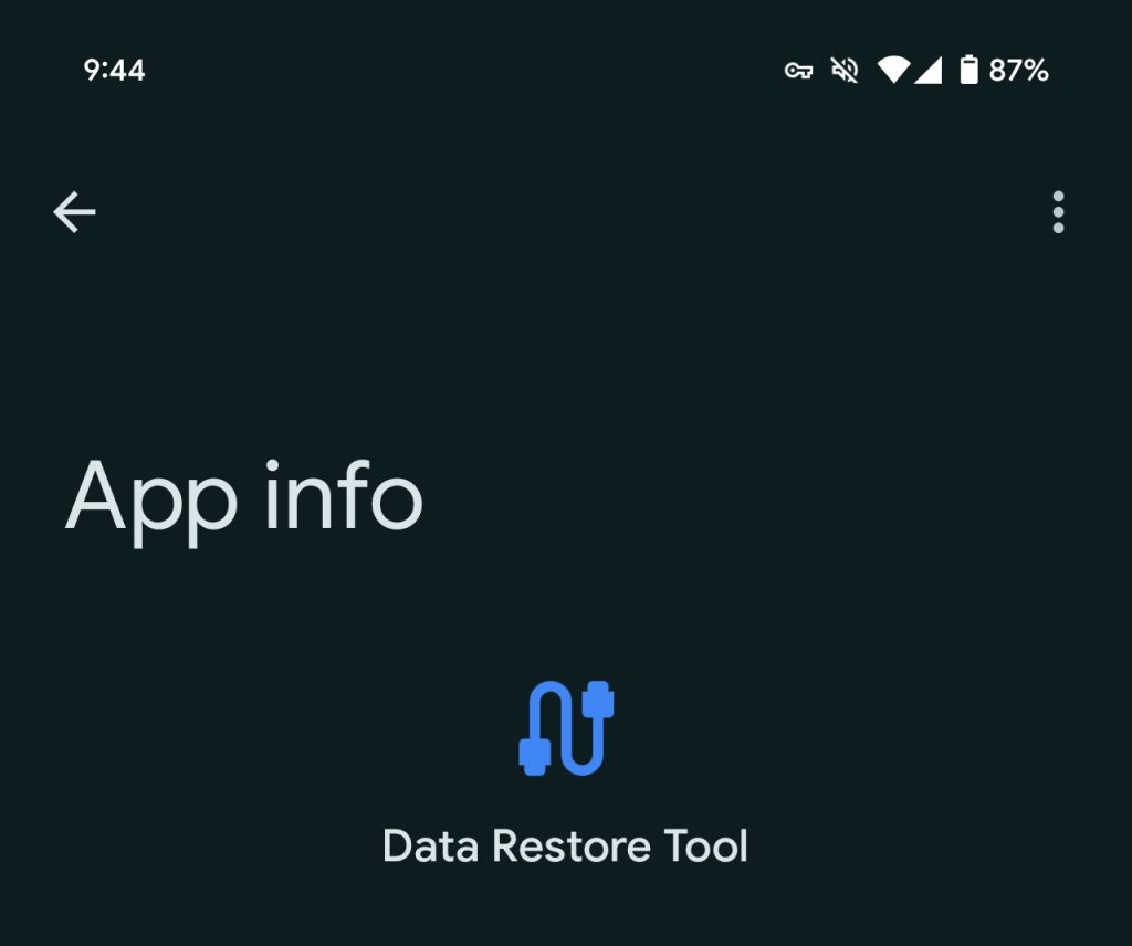 Google renames Data Restore Tool to 'Android Switch'