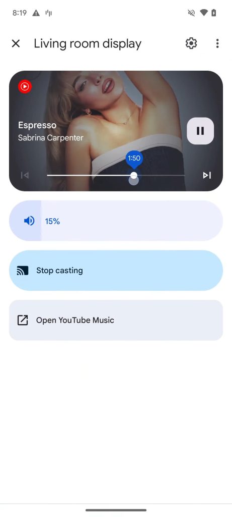 Google Home app redesigning media controls