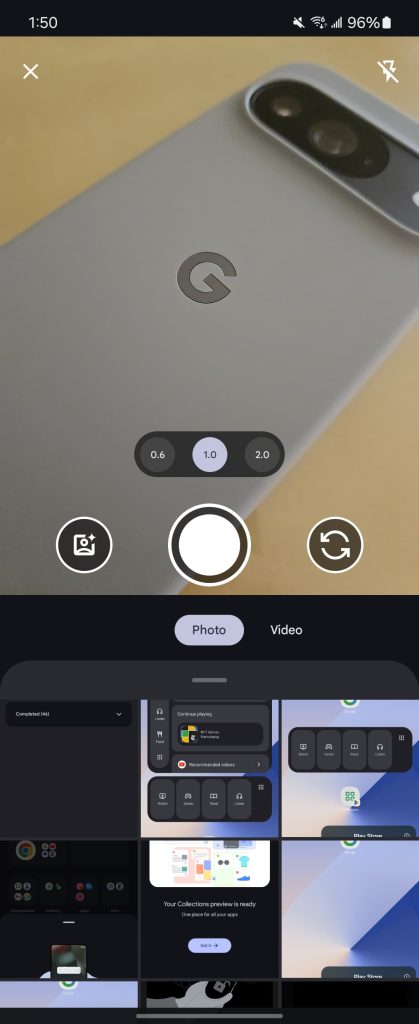 Google Messages redesigns camera + gallery UI, ‘Original quality’