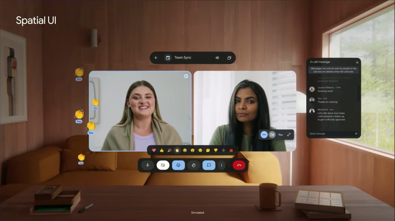 3-button 'Gesture navigation' exists in Android XR