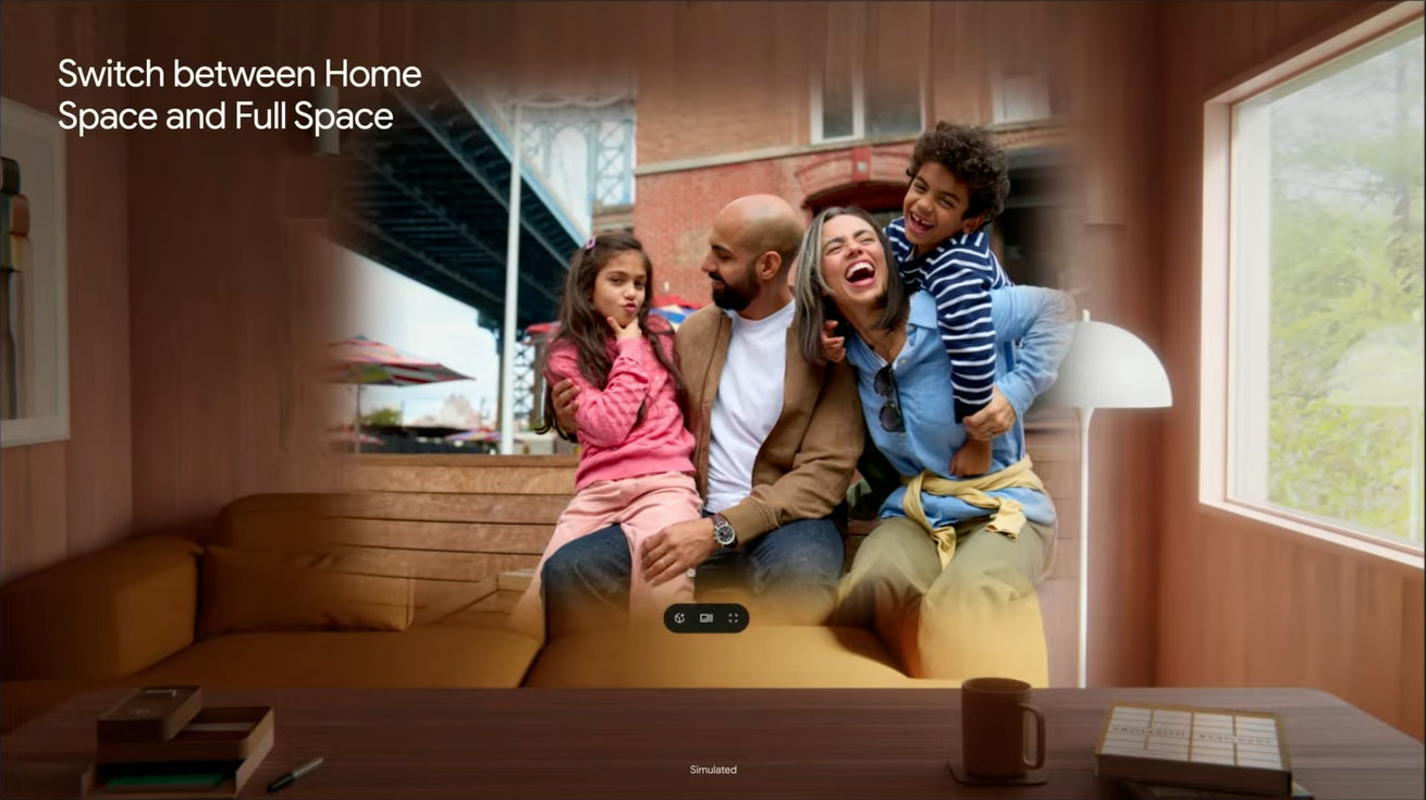 3-button 'Gesture navigation' exists in Android XR