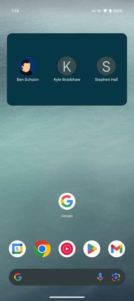 Google Contacts redesigns Favorite widget on Android