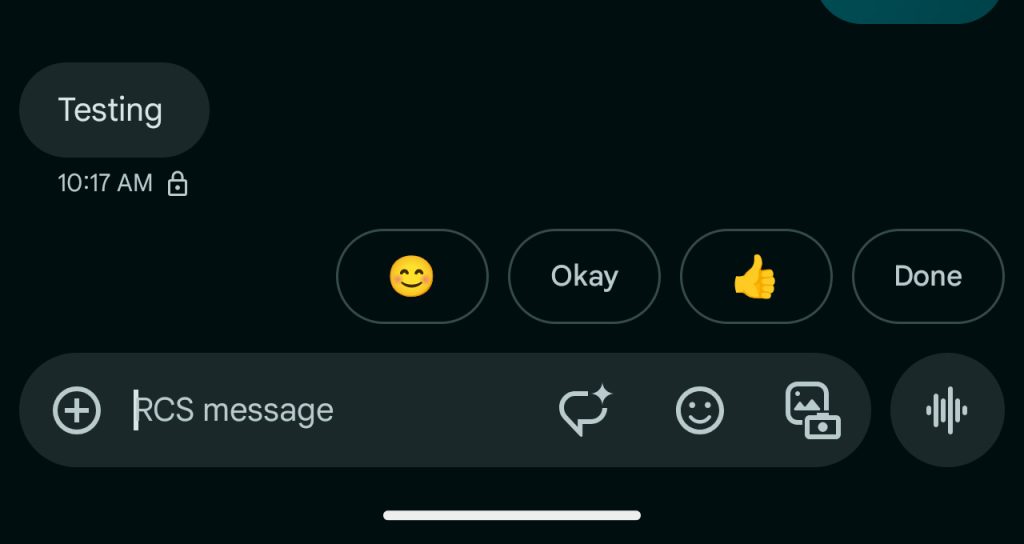 Google Messages starts rolling out latest text field redesign