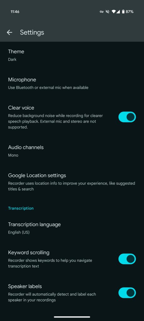 How to enable Pixel Recorder Clear voice, Call Screen AI replies