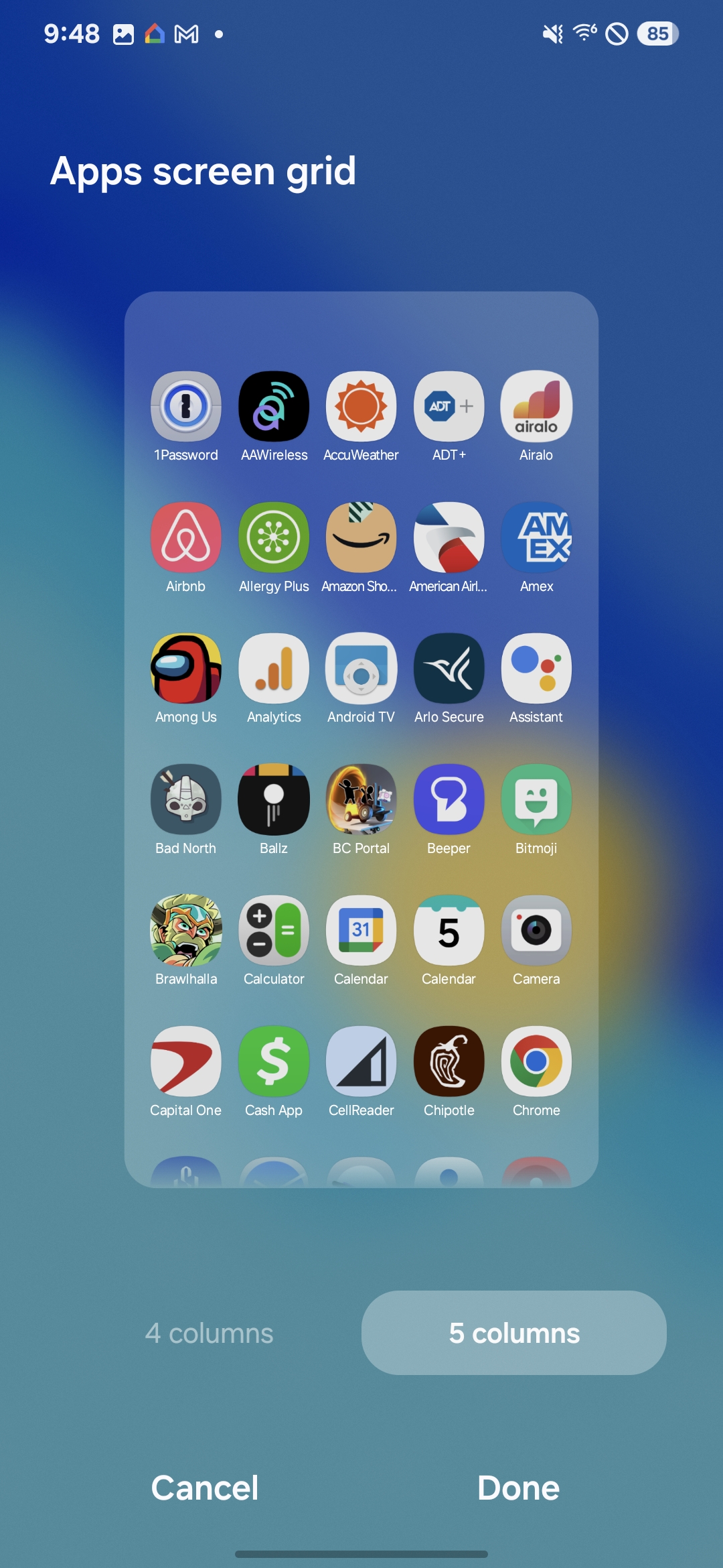 Samsung is finally using a vertical app drawer on Galaxy phones