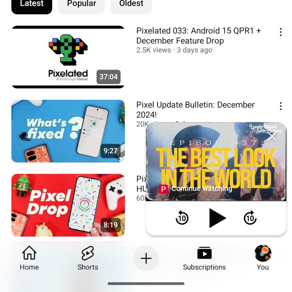 YouTube app rolling out translucent bottom bar on Android, iOS