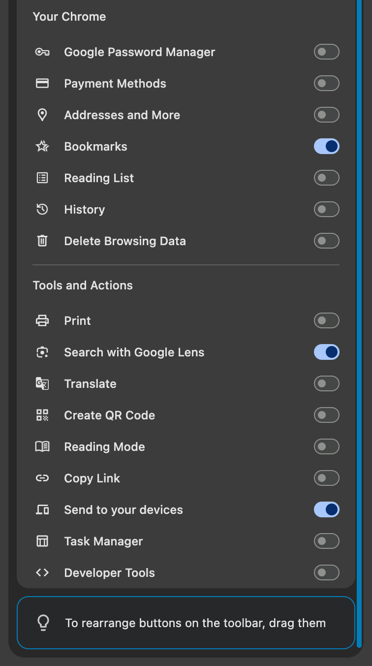 How to customize Google Chrome toolbar on Mac, Windows