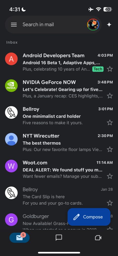 Google rolling out Material 3 redesign of Gmail for iPhone