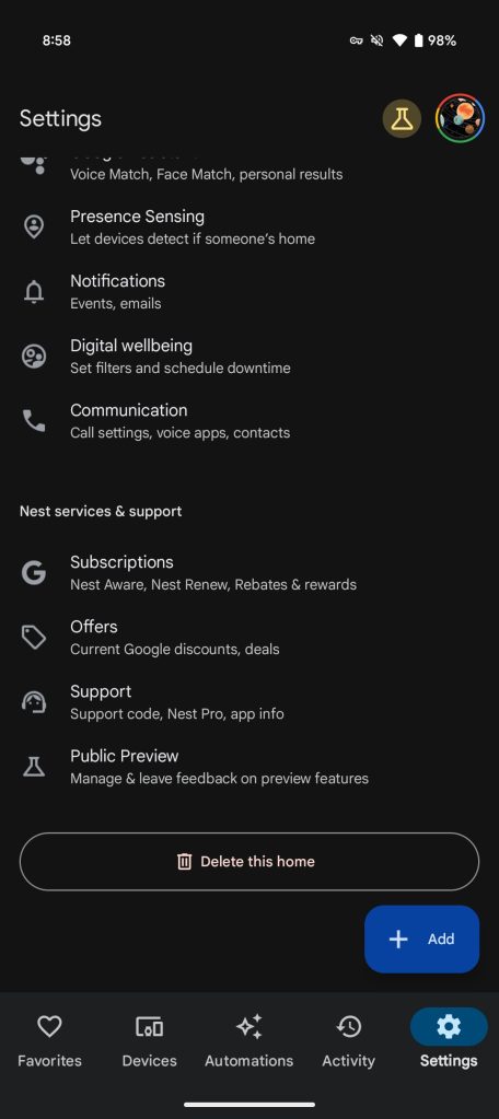 Google Home presence sensing tests using your media devices