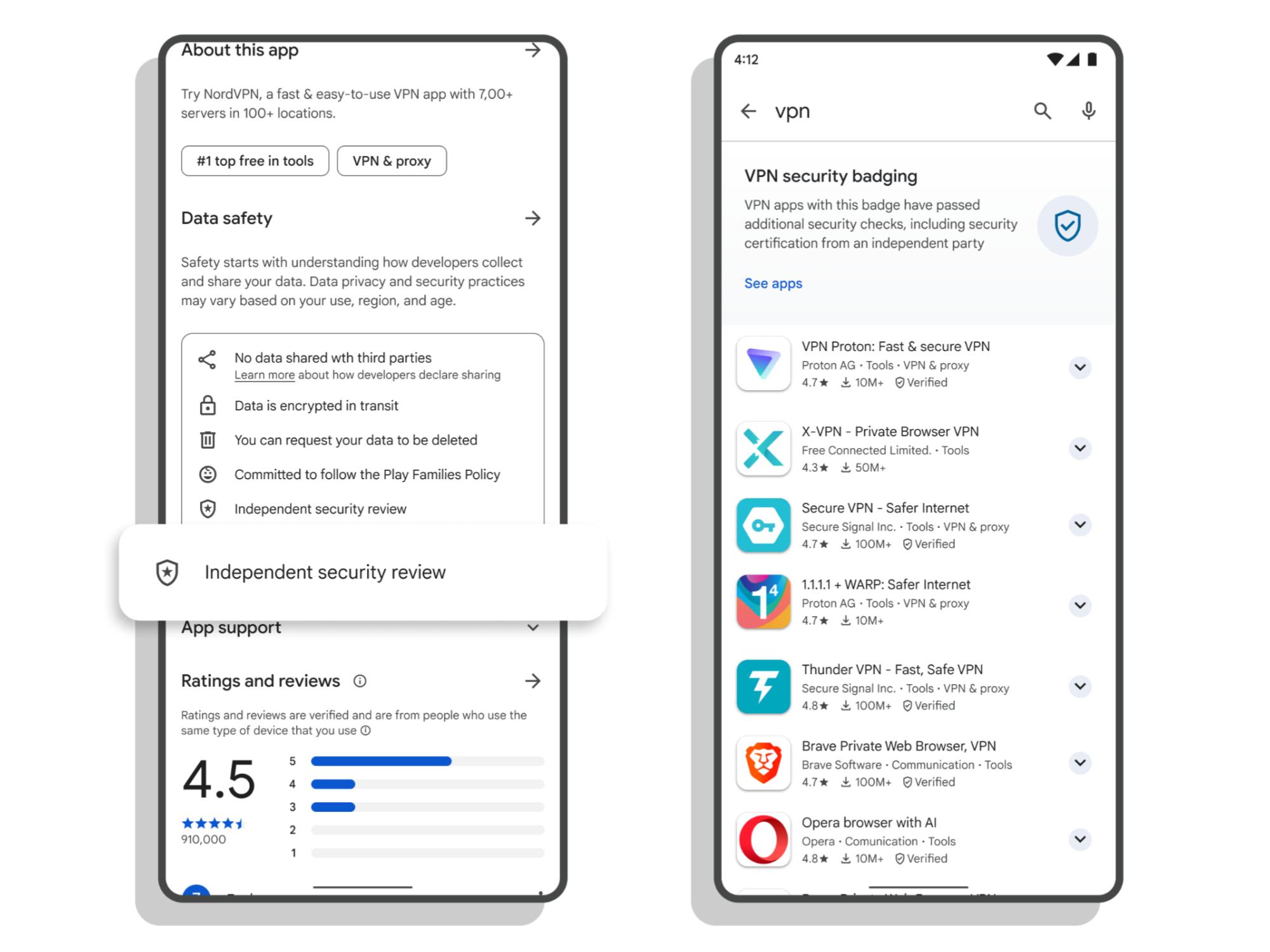 Google Play Store adding ‘Verified’ badge for VPN apps