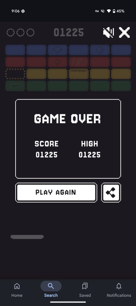 Google Search adds new ‘Block Breaker’ game