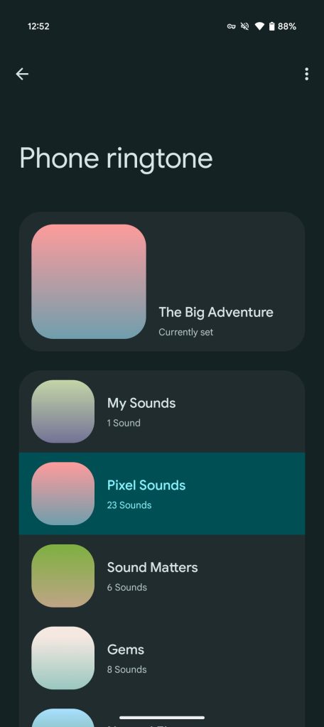Pixel Sounds app preps custom vibration patterns for ringtones
