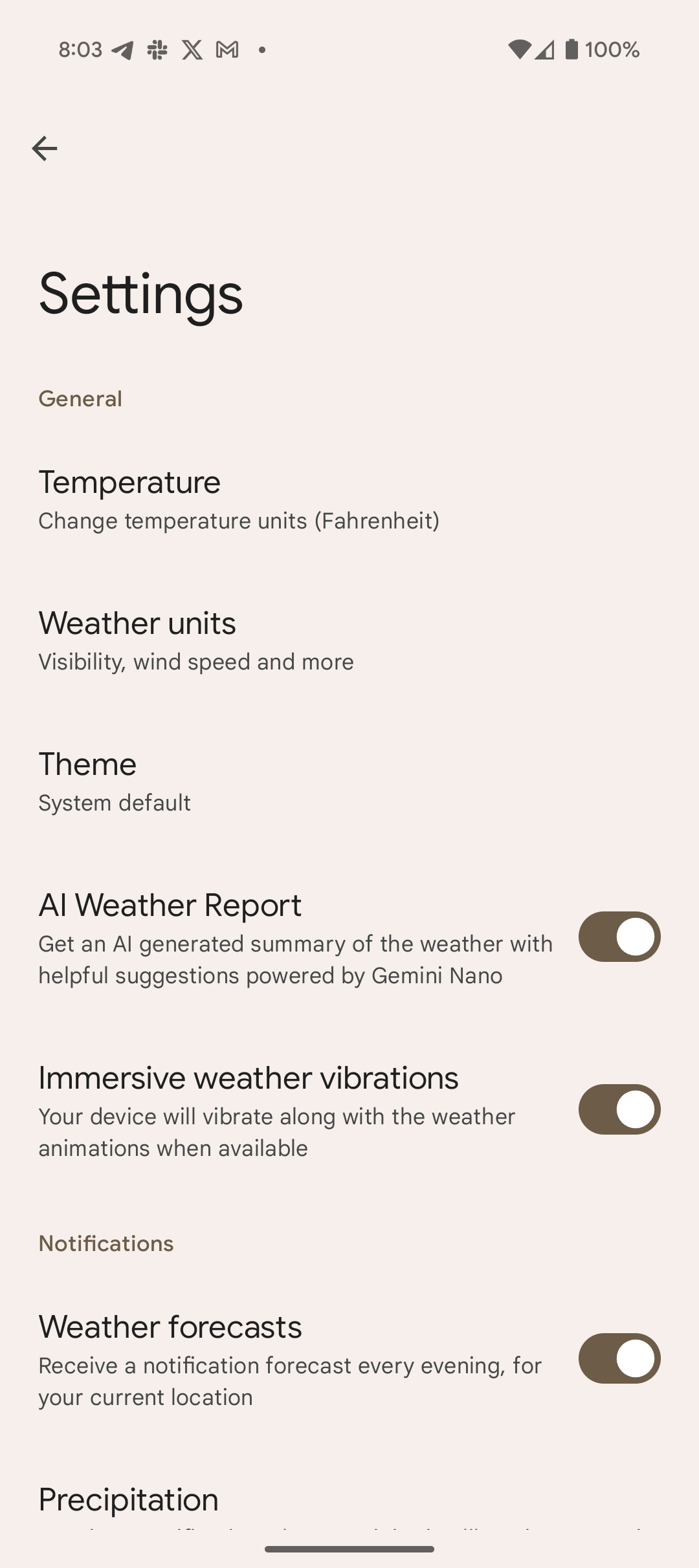 Pixel Weather update makes it easier to change units