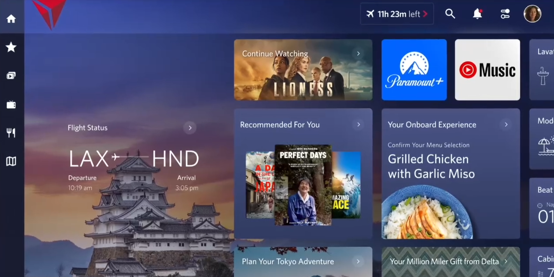 Delta is adding free YouTube Premium to its inflight screens