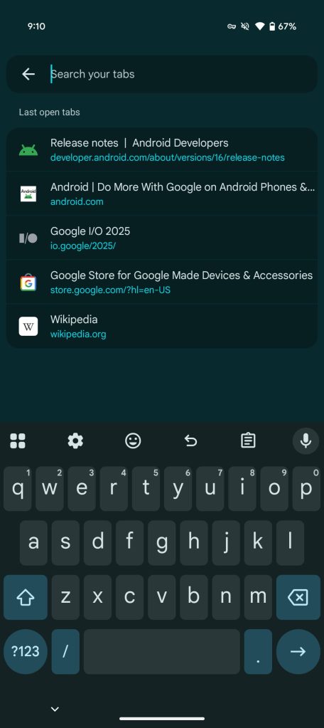 Google Chrome for Android rolling out tab search, Tab Group sync