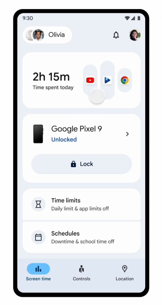 Family Link redesign, School Time for kids' Android phones rolling out