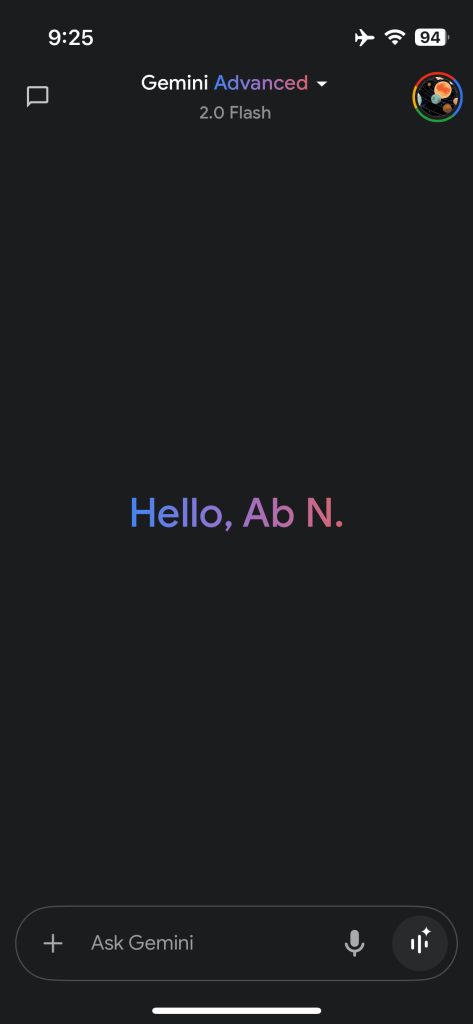 Gemini for iPhone gets homescreen redesign, auto-opens keyboard