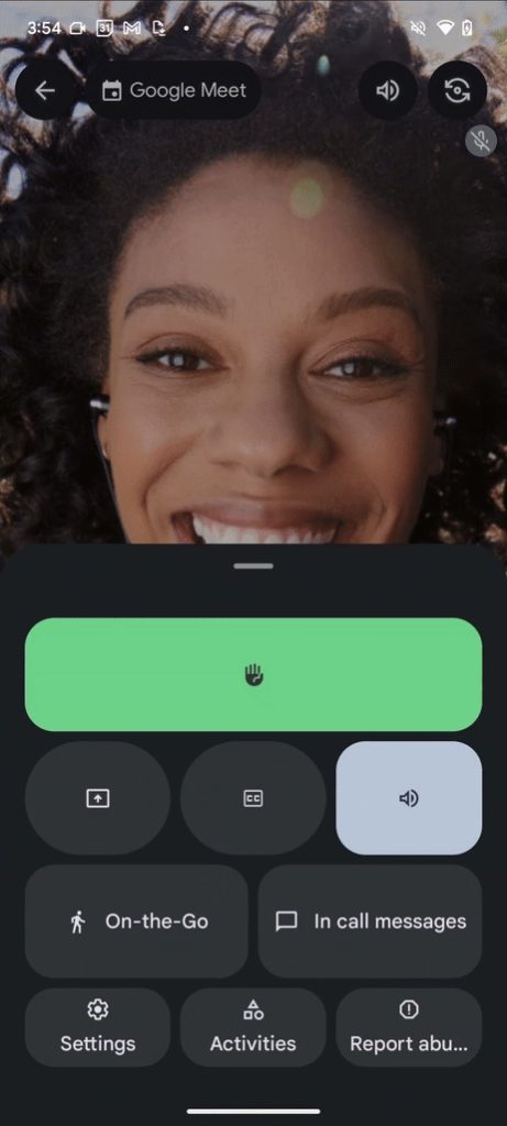 Google Meet redesign adds Material 3 control sheet